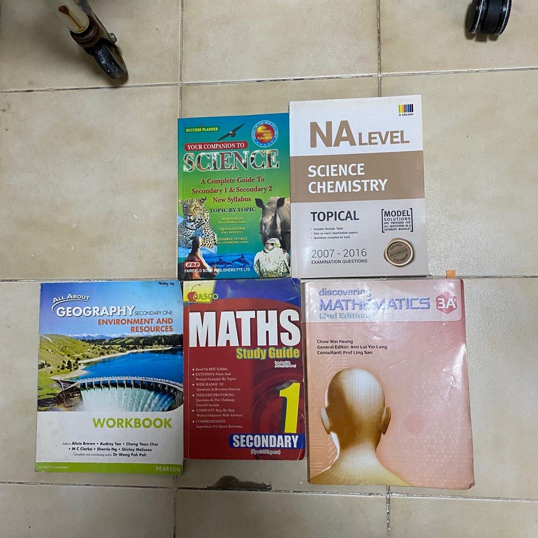 Secondary Math/Science/English & story books, Hobbies & Toys, Books ...