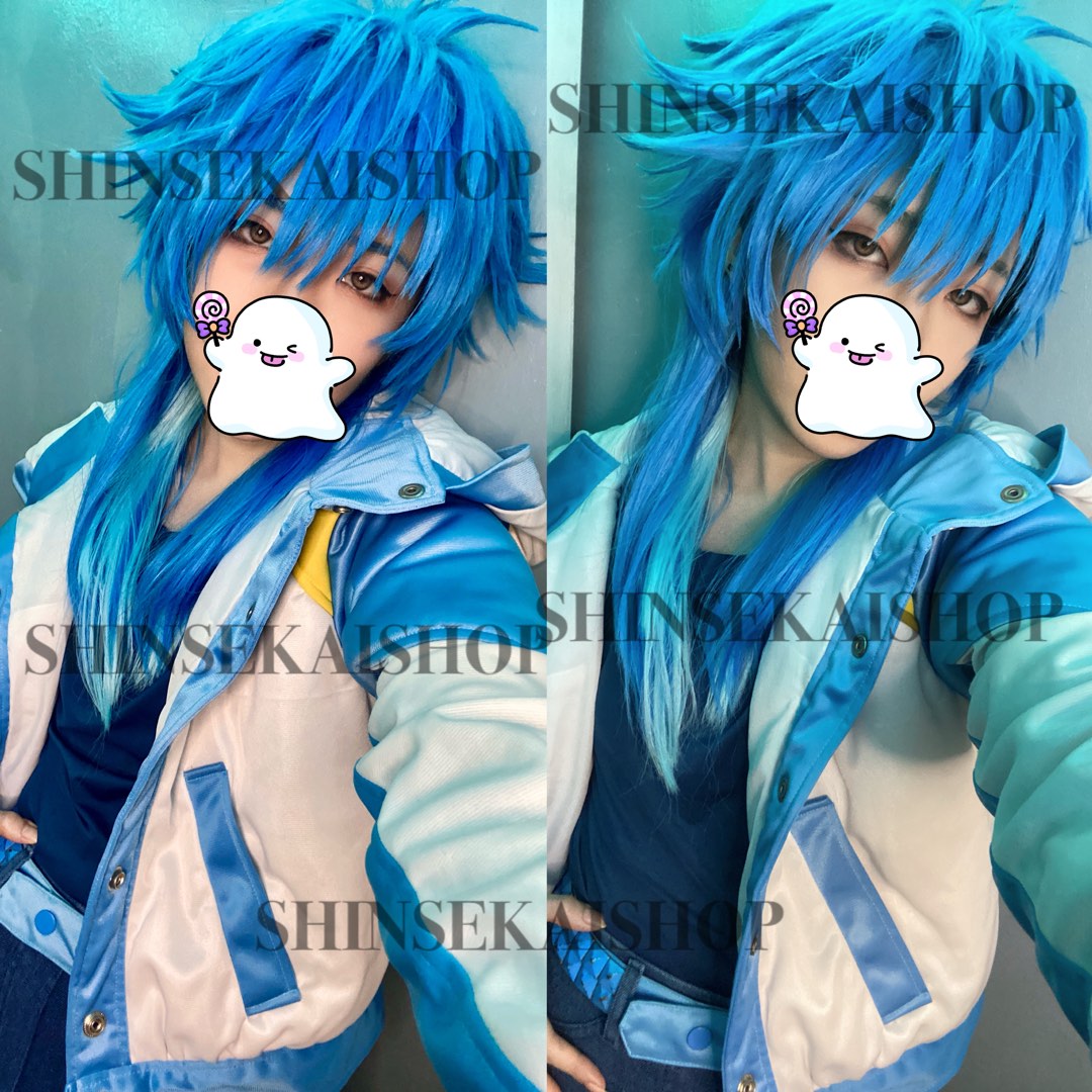 Seragaki Aoba from DRAMAtical Murder DMMd cosplay costume wig full set ...
