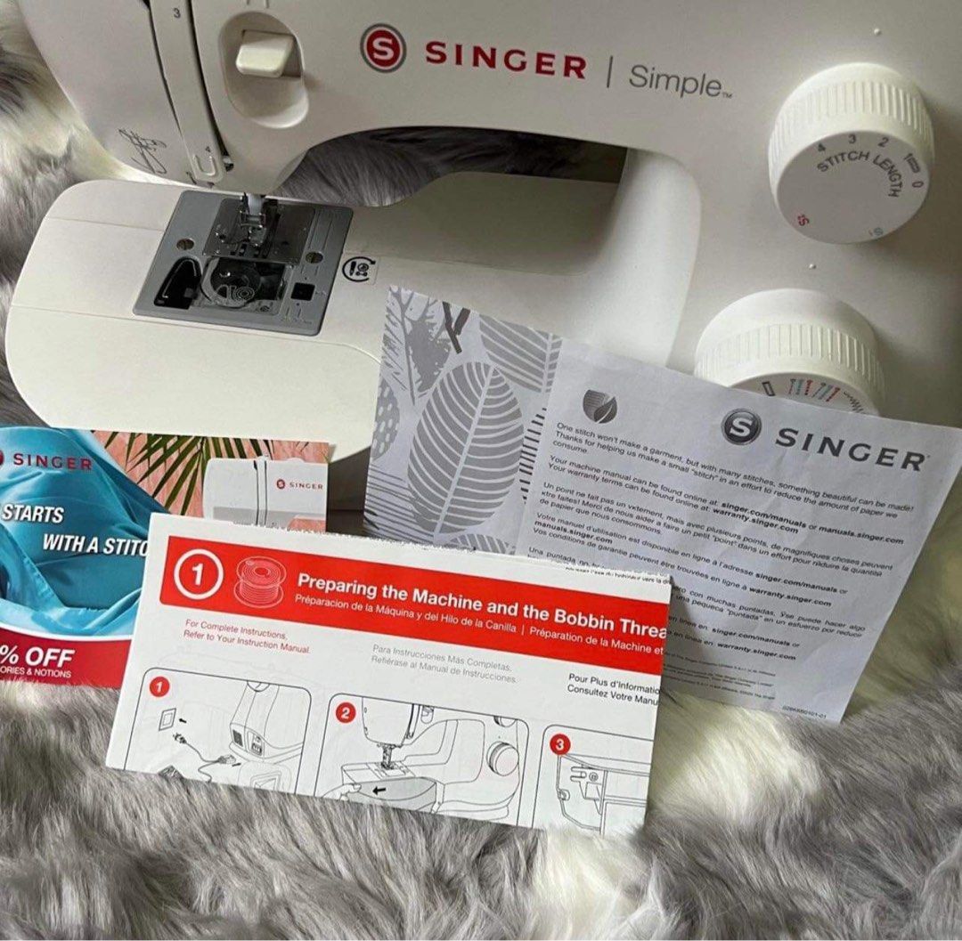 Singer 3337 sewing machine, Furniture & Home Living, Home Improvement ...