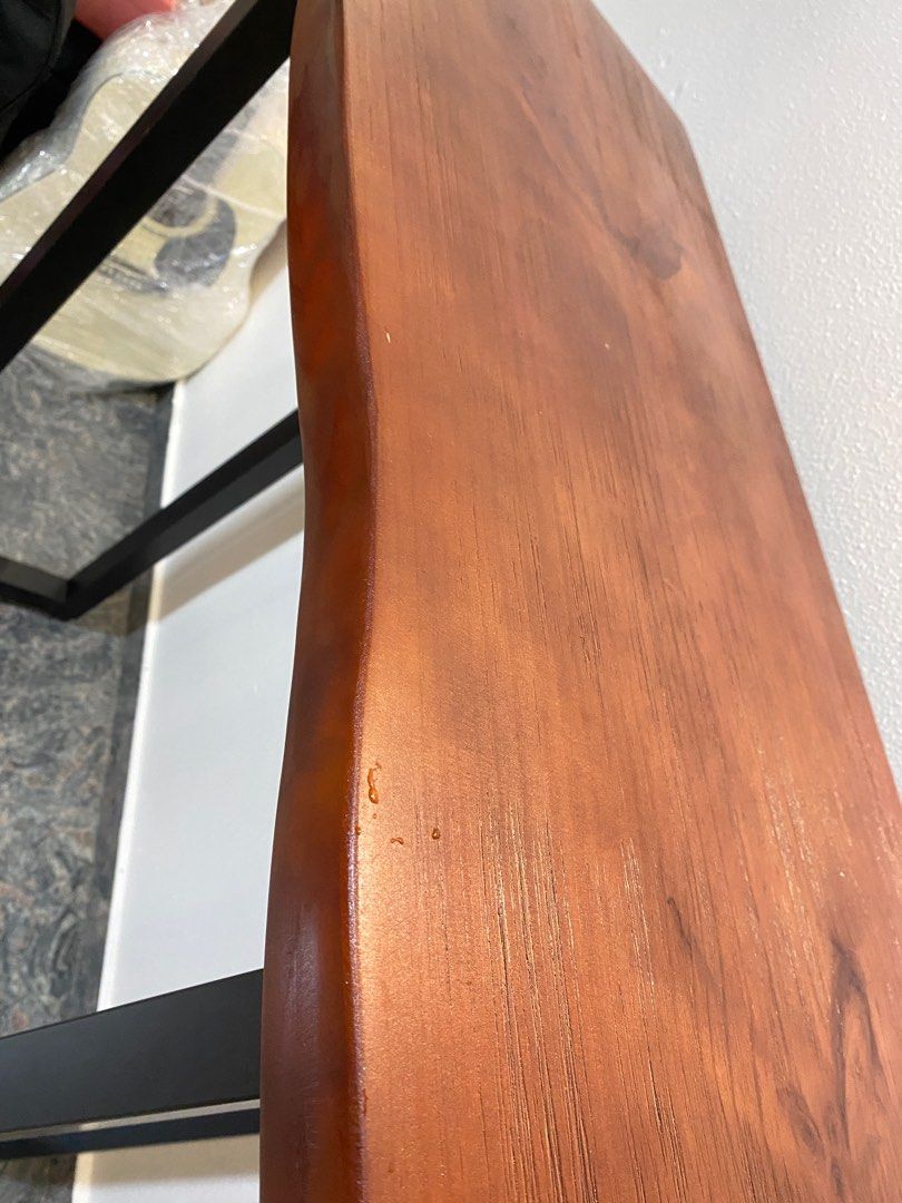 Solid wood top coffee club table, bar counter table, Furniture & Home ...