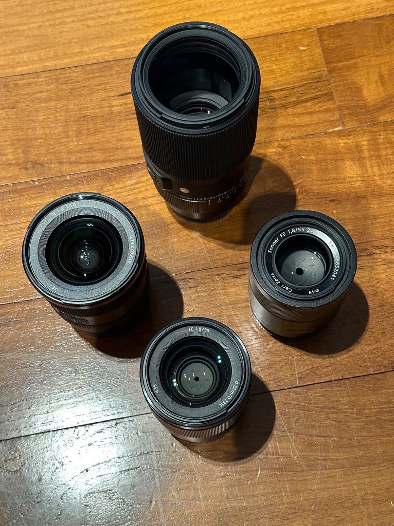 Sony FE lenses, Photography, Lens & Kits on Carousell