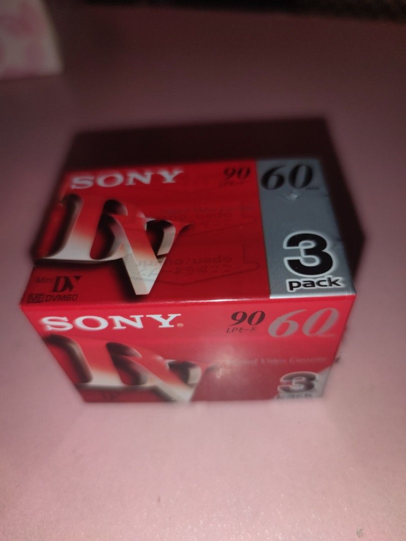 SONY MINI DV DIGITAL VIDEO CASSETTE 60min 90min LP made oin japan, 攝影器材 ...