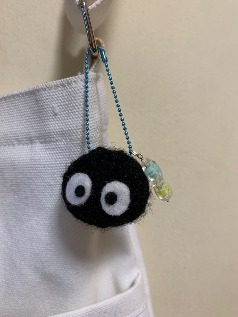 Soot sprite crochet keychain with star beads, Hobbies & Toys ...