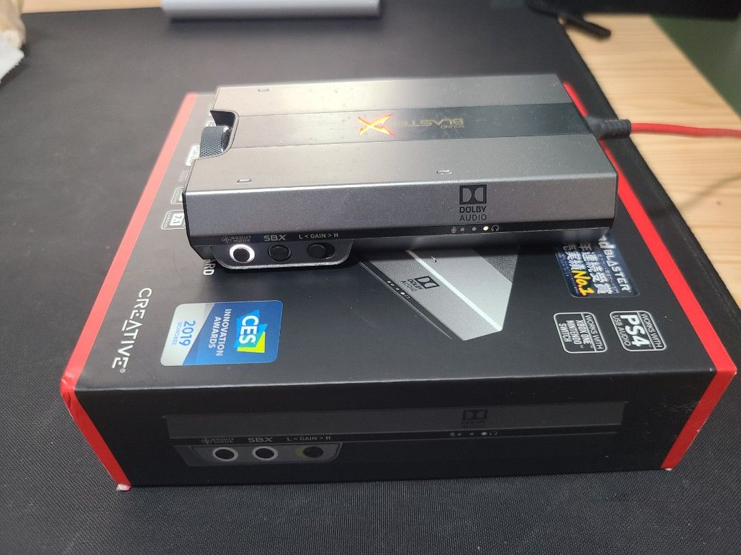 Sound Blaster G6, 音響器材, Soundbar、揚聲器、藍牙喇叭、耳擴 - Carousell