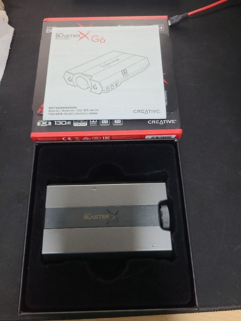 Sound Blaster G6, 音響器材, Soundbar、揚聲器、藍牙喇叭、耳擴 - Carousell