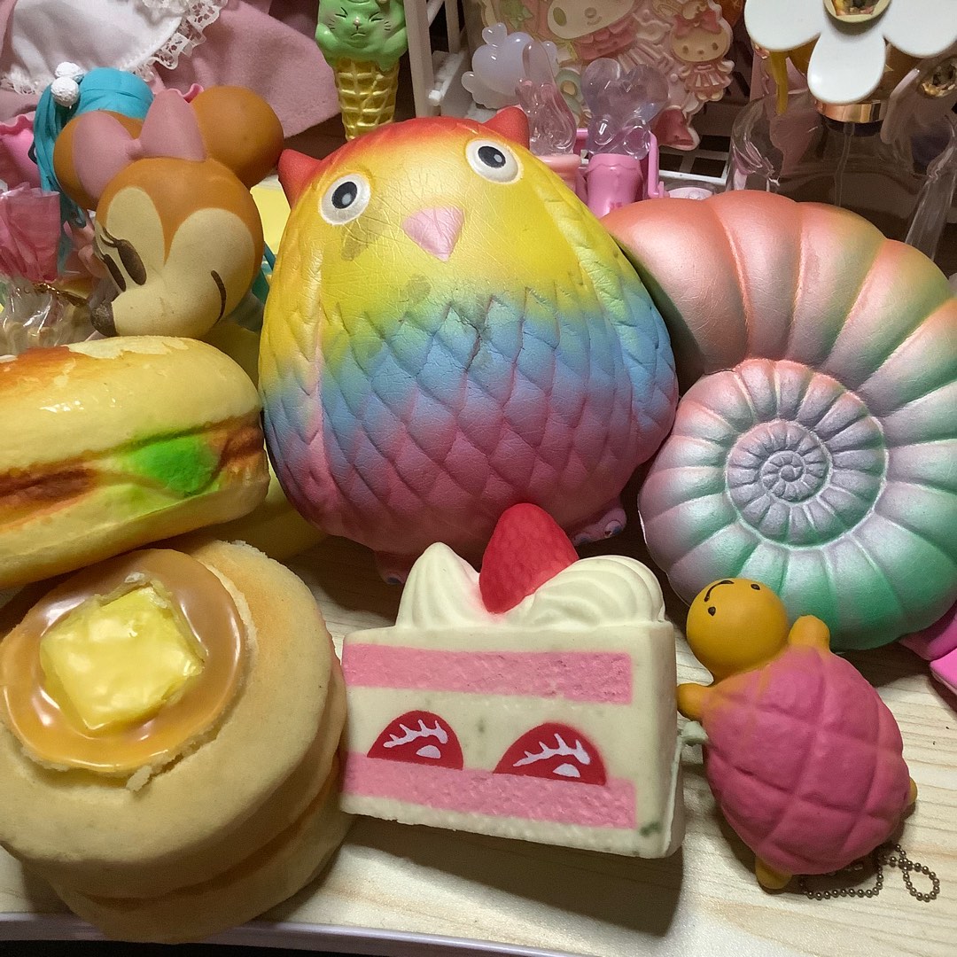 Squishy set of 4, 2free defected (6pcs), Hobbies & Toys, Toys & Games ...