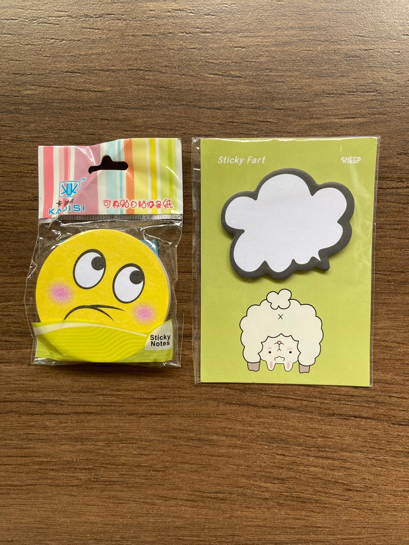Sticky Note (Animal & Emoji), Hobbies & Toys, Stationery & Craft, Other ...