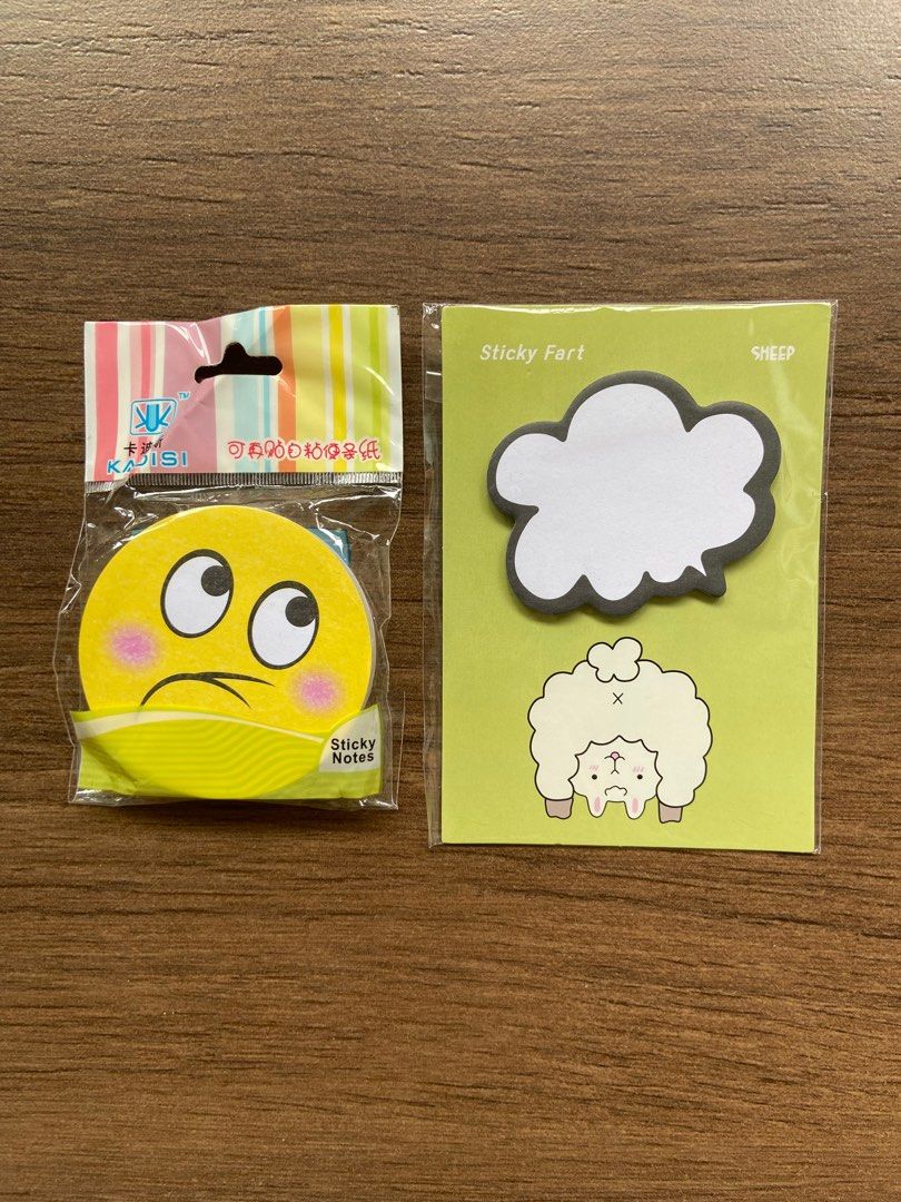 Sticky Note (Animal & Emoji), Hobbies & Toys, Stationery & Craft, Other ...