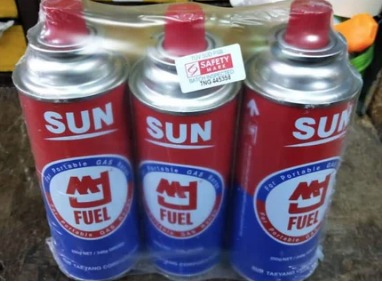 Sun Portable Butane Gas Cartridge (set of 3), Furniture & Home Living ...