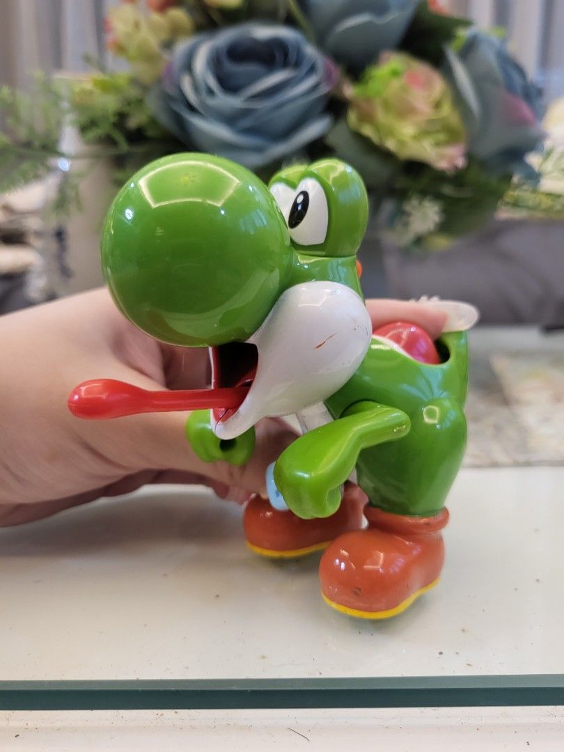 Super Mario Yoshi Tongue Toy, Hobbies & Toys, Toys & Games on Carousell