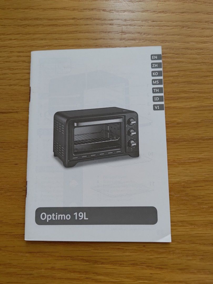 Tefal Optimo oven 19L, TV & Home Appliances, Kitchen Appliances, Ovens & Toasters on Carousell