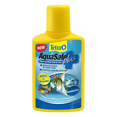 Tetra AquaSafe Plus 500ml, Aquarium Water Conditioner / Dechlorinator ...