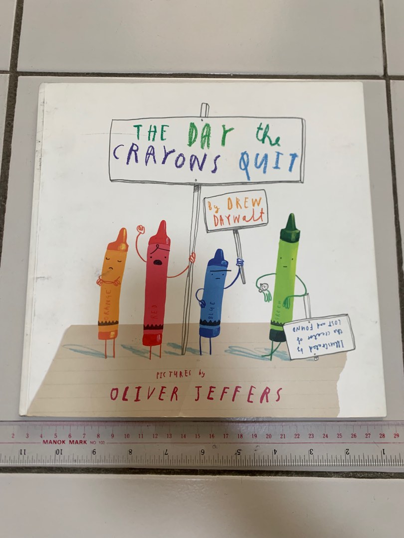 The day the crayons quit by Oliver Jeffers, Hobbies & Toys, Books ...