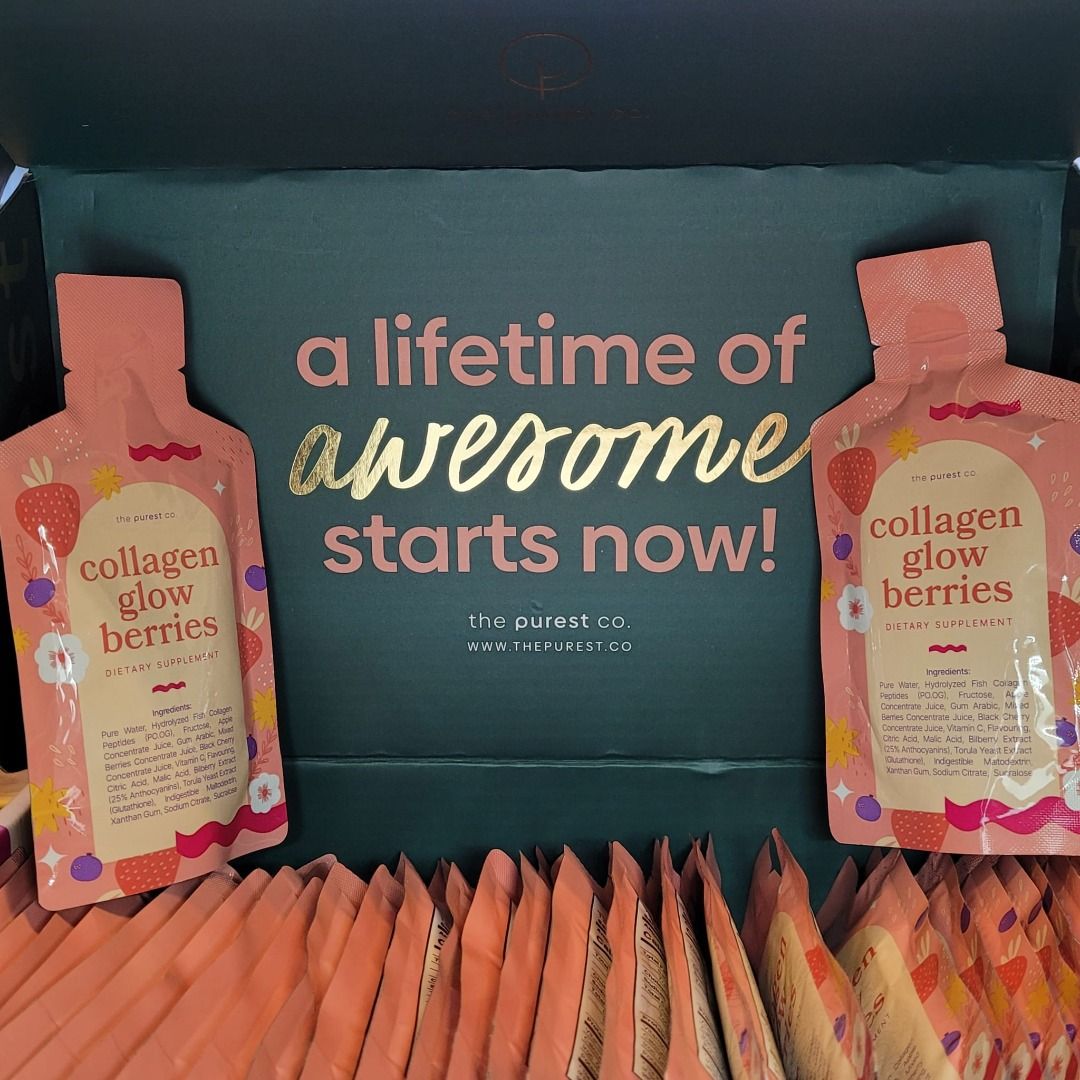 The Purest Co. Collagen Glow Berries (30 Sachets) [Local Authentic ...