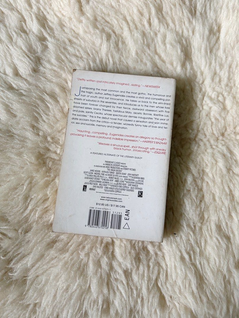The Virgin Suicides By Jeffrey Eugenides Hobbies And Toys Books 5059