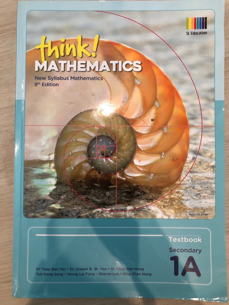 Think! Mathematics textbook Secondary 1A and 1B, Hobbies & Toys, Books ...