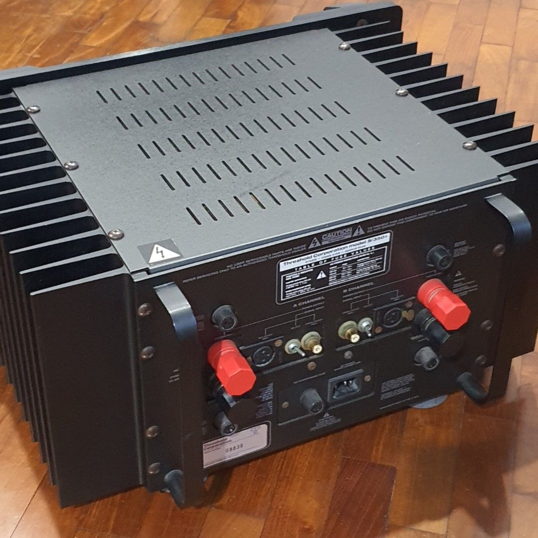 Threshold S350e 150W power amp, Audio, Soundbars, Speakers & Amplifiers ...