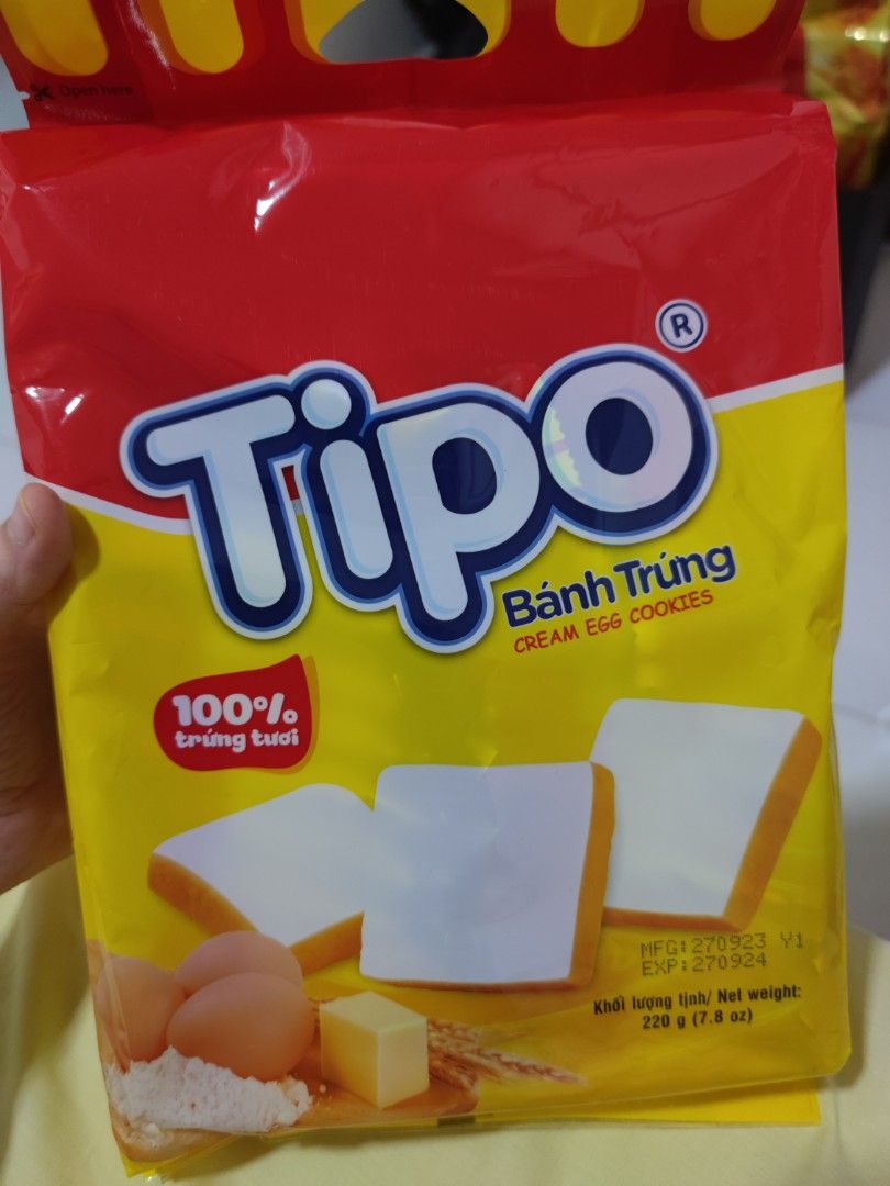 Tipo cream egg cookies, Food & Drinks, Other Food & Drinks on Carousell