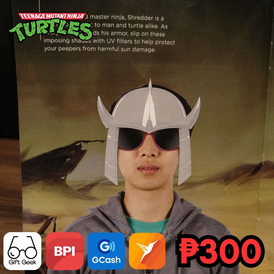 TMNT Shredder Shades Teenage Mutant Ninja Turtles, Men's Fashion ...