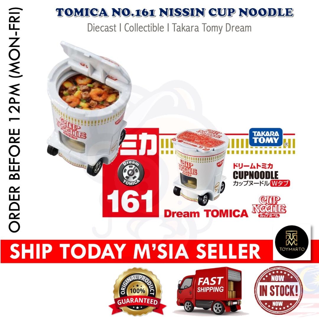 [ToyMarto]Tomica No.161 Nissin Cup Noodle Japan Takara Tomy Dream , Hobbies & Toys, Toys & Games ...