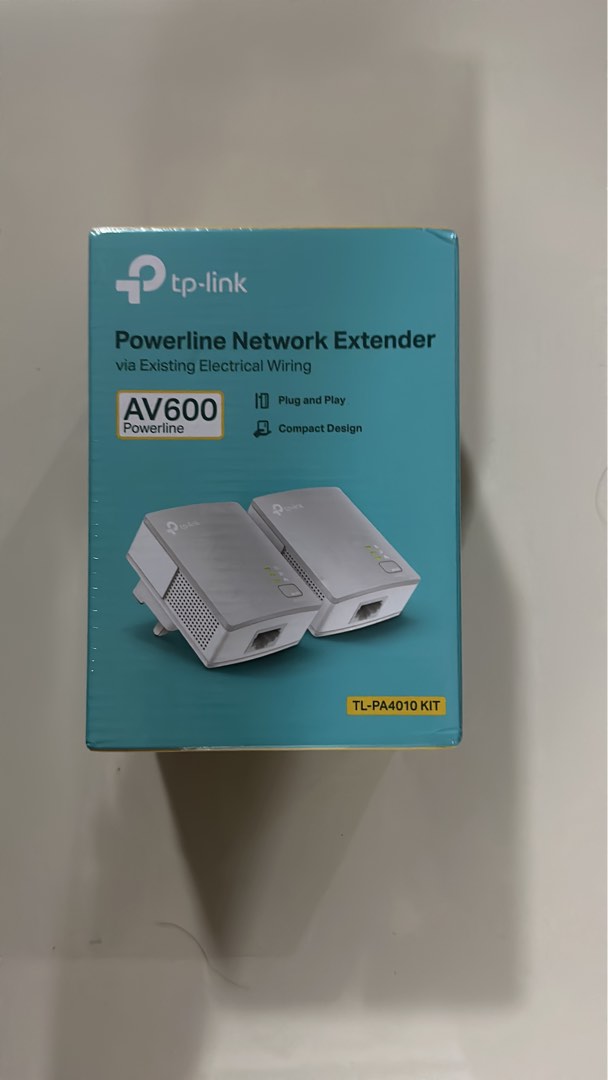 Tp-link AV600 Powerline Network Extender, Computers & Tech, Parts ...