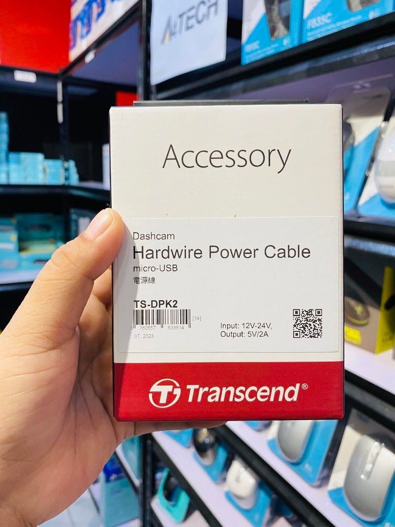Transcend Dashcam Hardwire Kit Cable Micro USB TS-DPK2, Photography, Video Cameras on Carousell