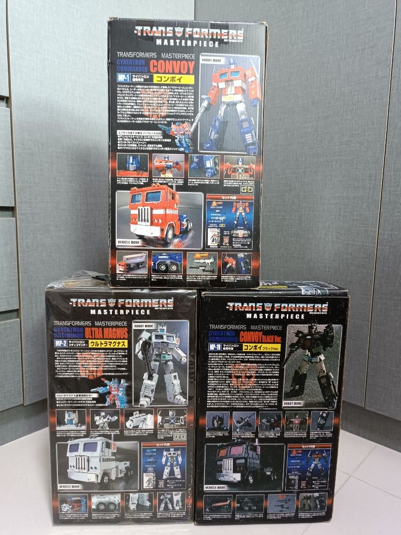 Transformer Masterpiece Convoy Optimus Prime Ultra Magnus Nemesis Prime ...