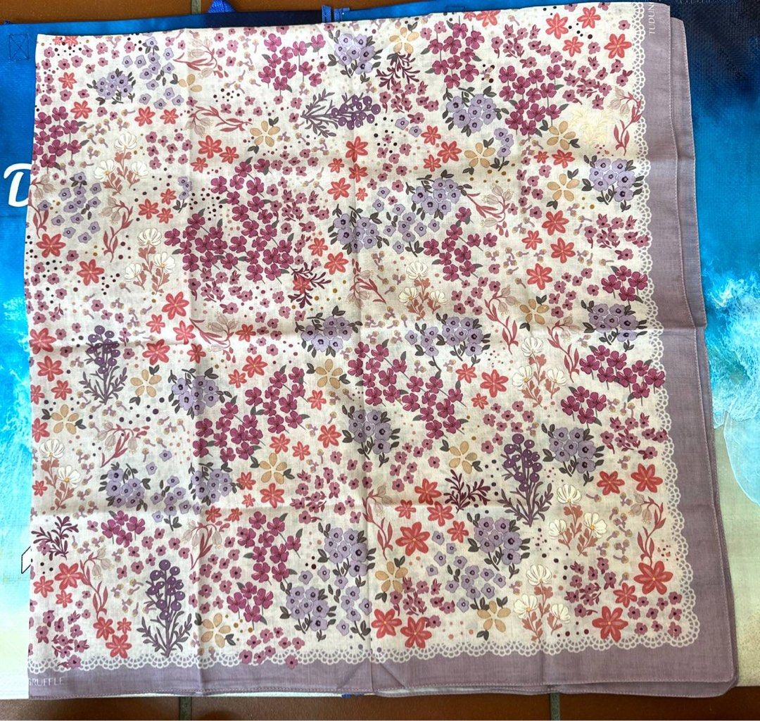 Tudung ruffle rempah ratus collection in clove lilac bawal, Women's ...