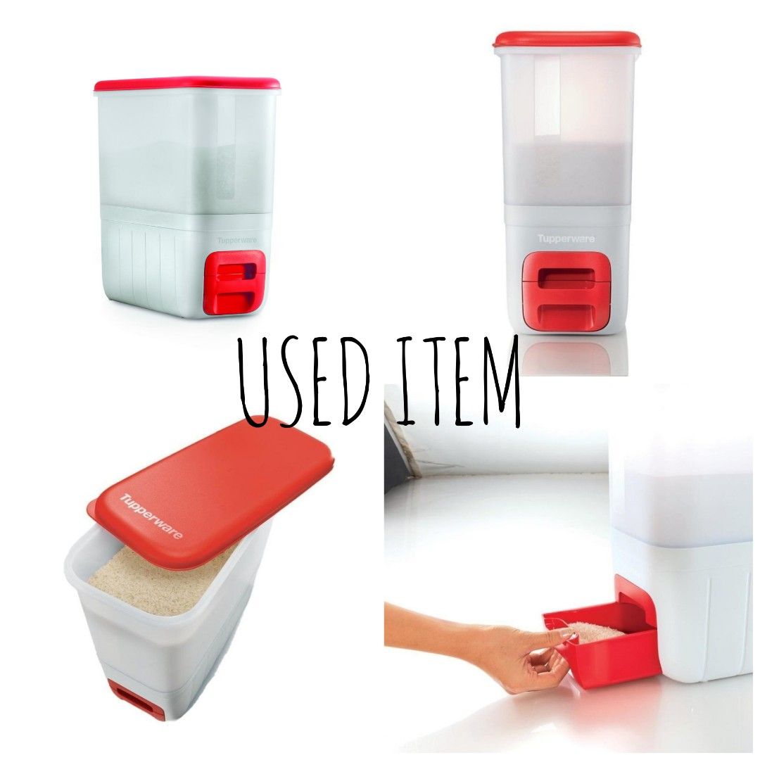 Tupperware Rice Dispenser, Furniture & Home Living, Kitchenware ...