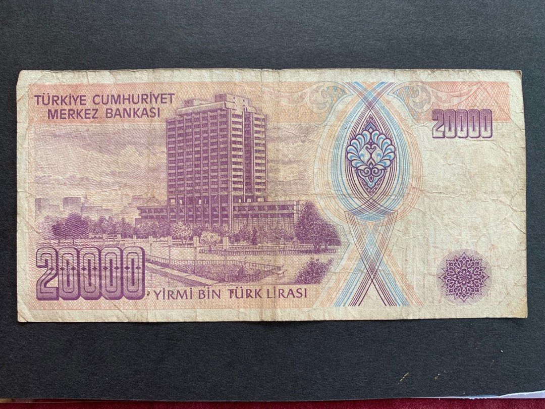 Turkey 20000 Lira 1995 Banknote, Hobbies & Toys, Collectibles ...