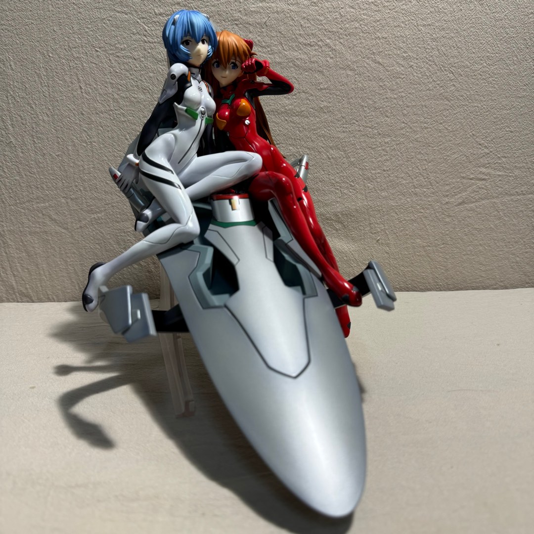 UNION CREATIVE《新世紀福音戰士》零＆明日香twinmore Object, 書籍、休閒與玩具, 玩具、公仔、桌遊在旋轉拍賣