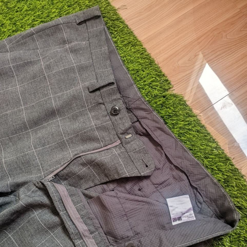 Uniqlo Air Sense Ultra-Light (cotton-like) Pants (plaid Pattern) | 36 ...