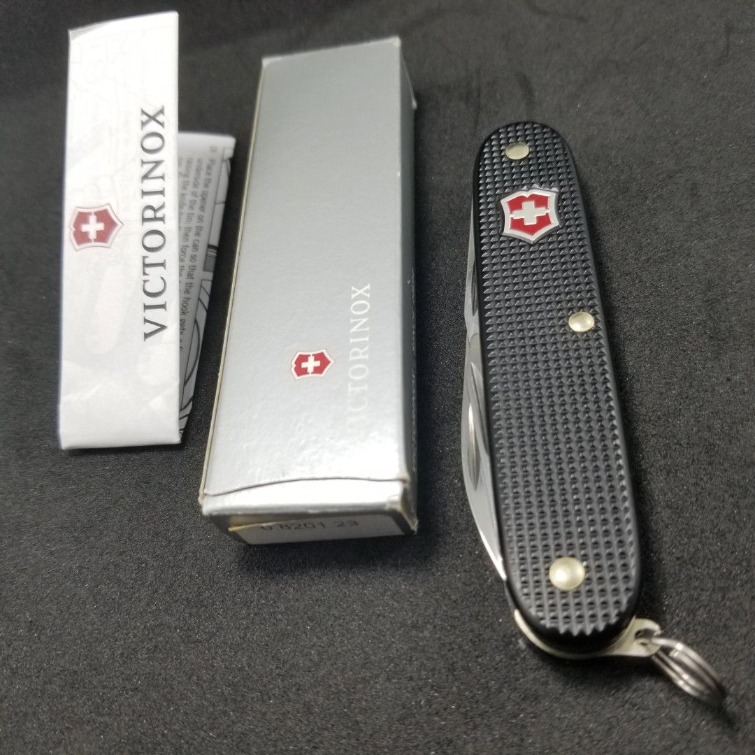 Victorinox Pioneer Alox Black with Red Shield swiss army knife ...