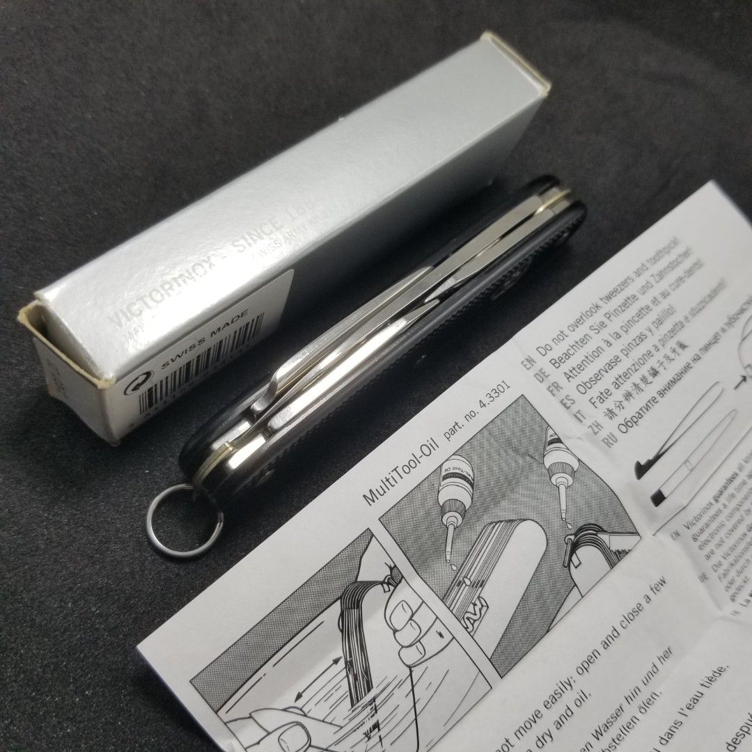 Victorinox Pioneer Alox Black with Red Shield swiss army knife ...