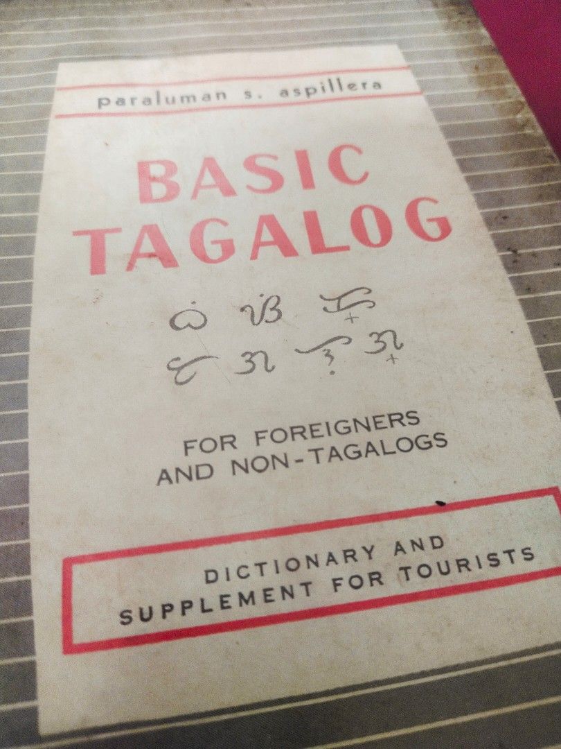 vintage "Basic Tagalog"/For foreigners & non-tagalogs/Paraluman S ...