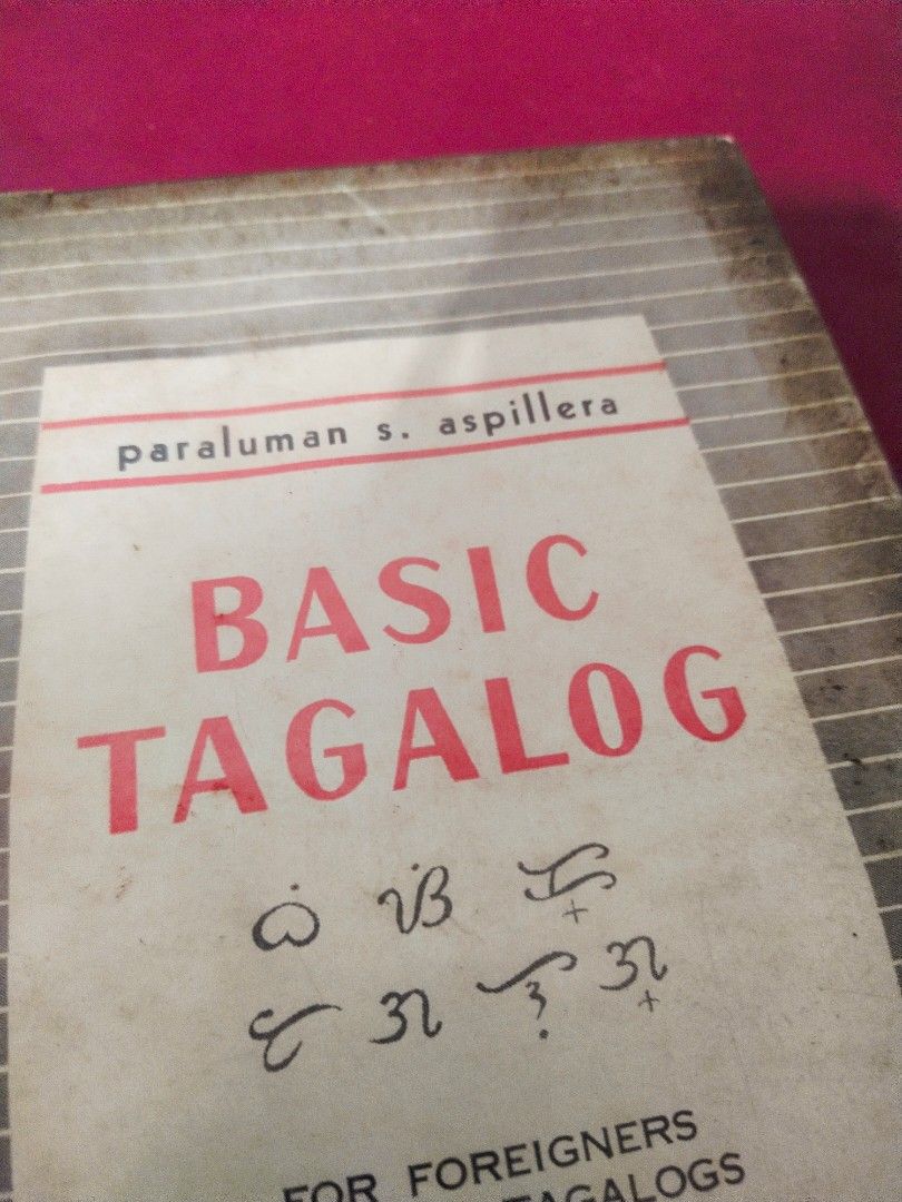 vintage "Basic Tagalog"/For foreigners & non-tagalogs/Paraluman S ...