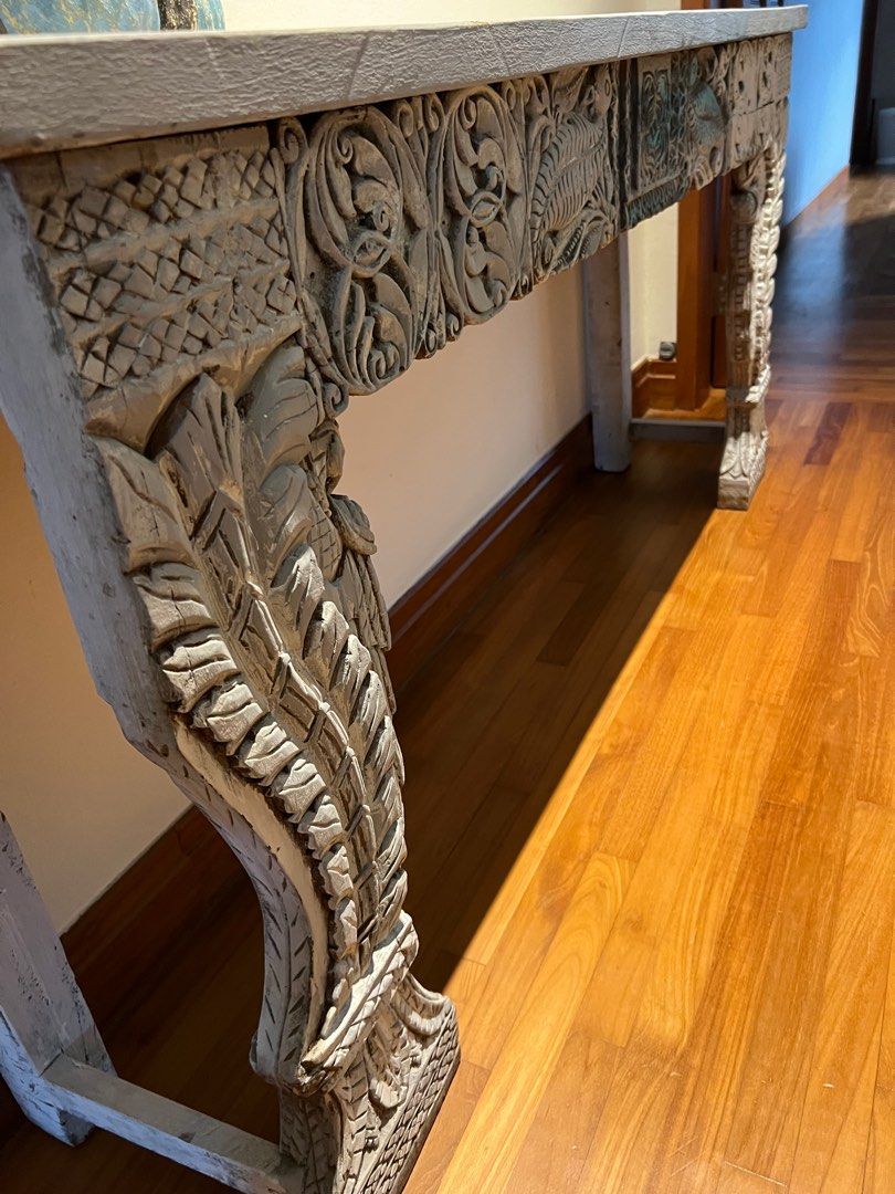 Vintage Indian console table, Furniture & Home Living, Furniture, Other ...