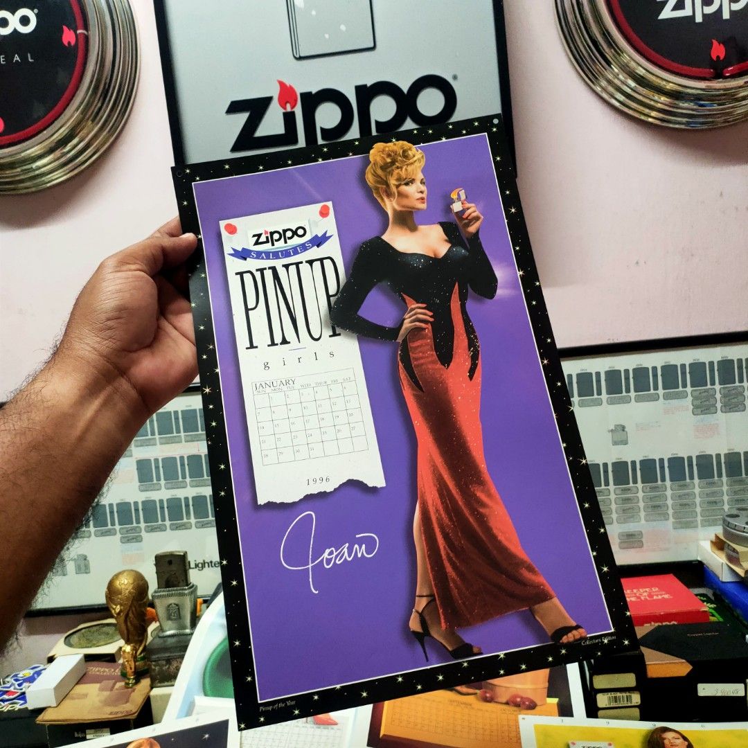 Vintage Zippo Callender pin up 1996, Hobbies & Toys, Collectibles ...
