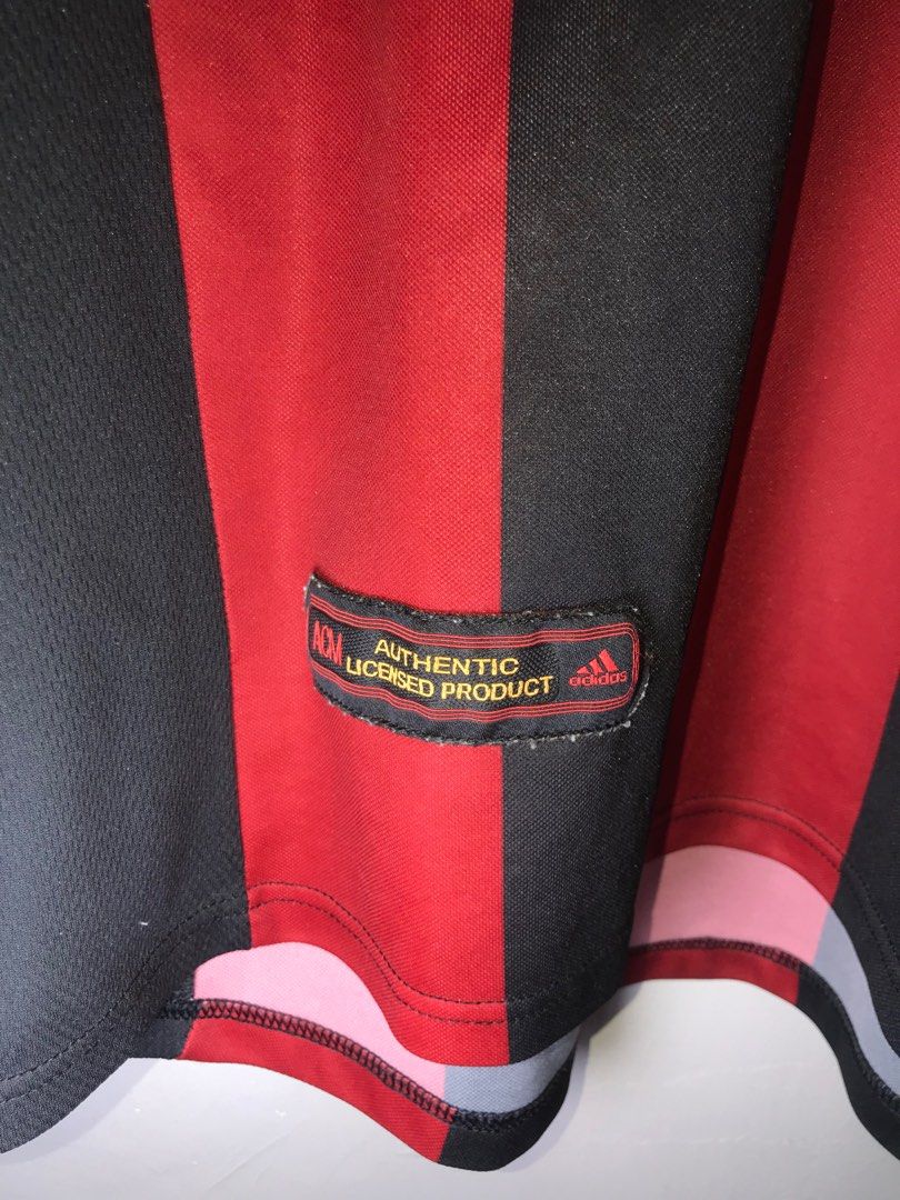 Vintage Opel AC milan football jersey by adidas, Men's Fashion, Tops ...