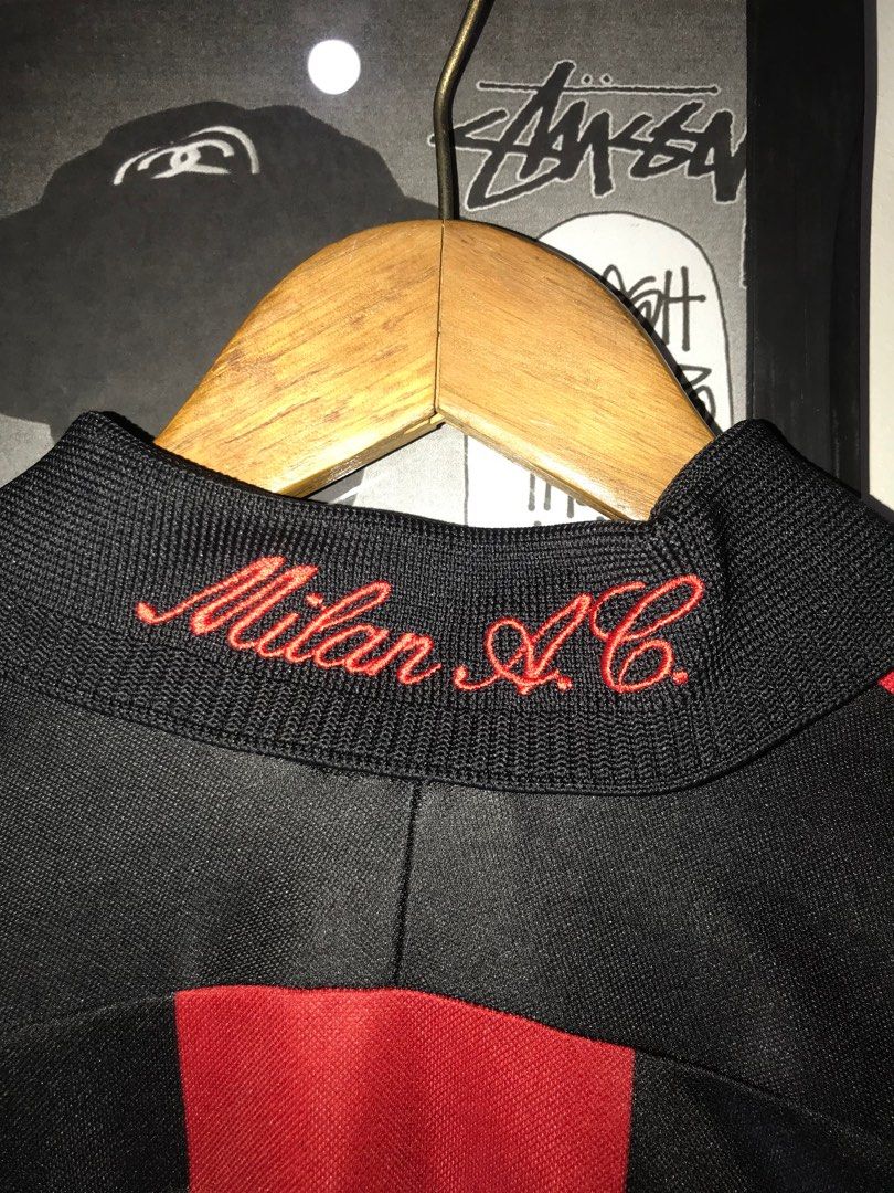 Vintage Opel AC milan football jersey by adidas, Men's Fashion, Tops ...