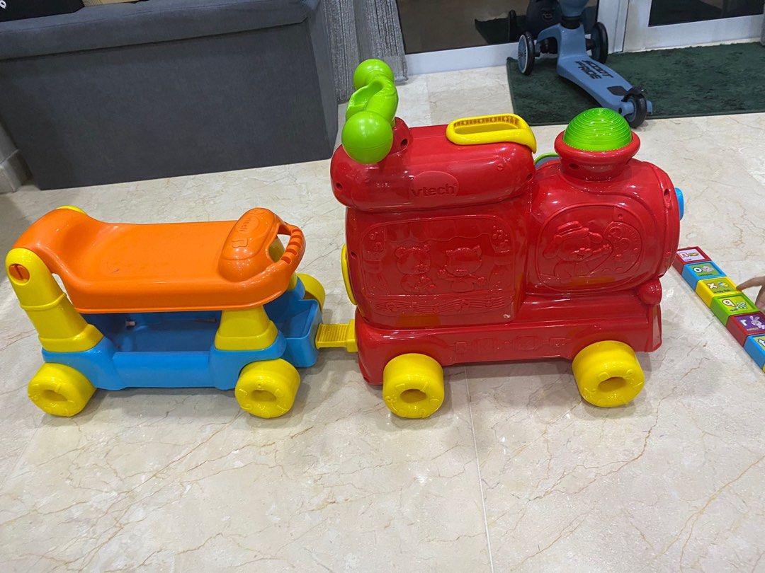 VTech Baby Push & Ride Alphabet Train, Babies & Kids, Infant Playtime ...