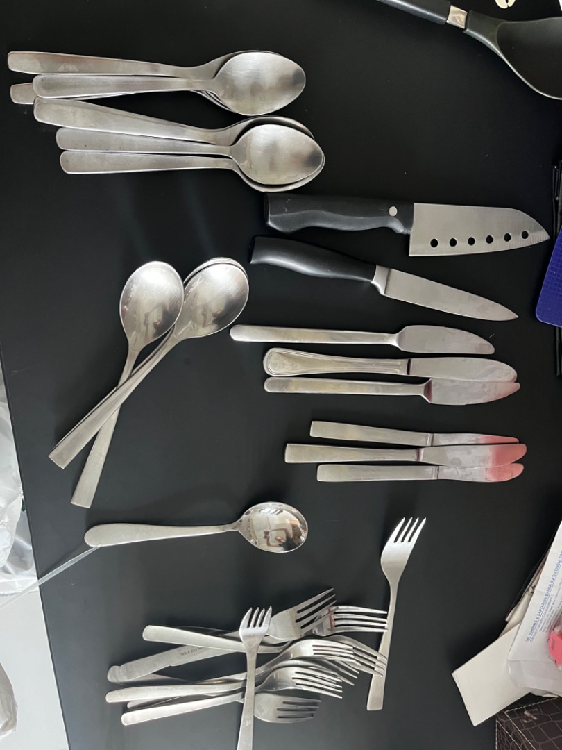 Whole set of cutlery(Spoon,forks,knives), TV & Home Appliances, Kitchen ...