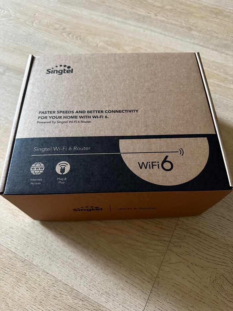 WIFI6 router (SingTel), Computers & Tech, Parts & Accessories, Networking on Carousell