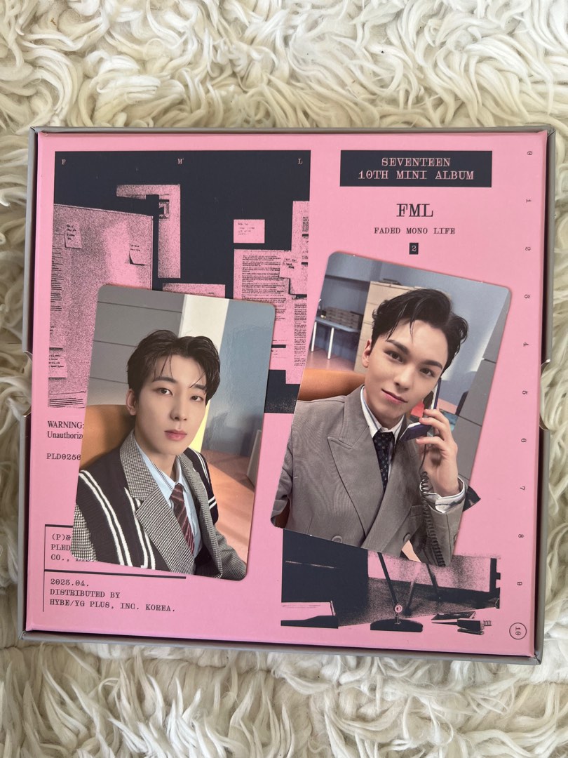 Wonwoo and Vernon FML album, Hobbies & Toys, Memorabilia & Collectibles ...