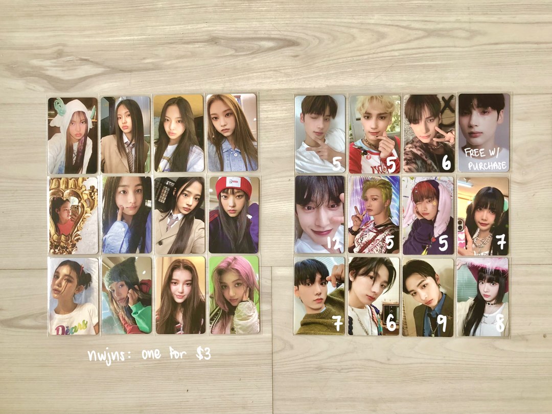 WTS urgent kpop pc clearance le sserafim newjeans zb1 xikers red velvet ...