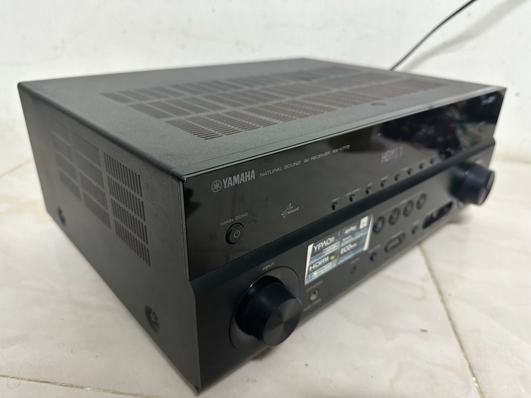 YAMAHA RX V773 收音劇院 7.2 環繞擴大機 4K 藍光 /HDMI WI-FI 有原廠遙控器, 耳機及錄音音訊設備, 音樂播放裝置 MP3及CD 播放器在旋轉拍賣