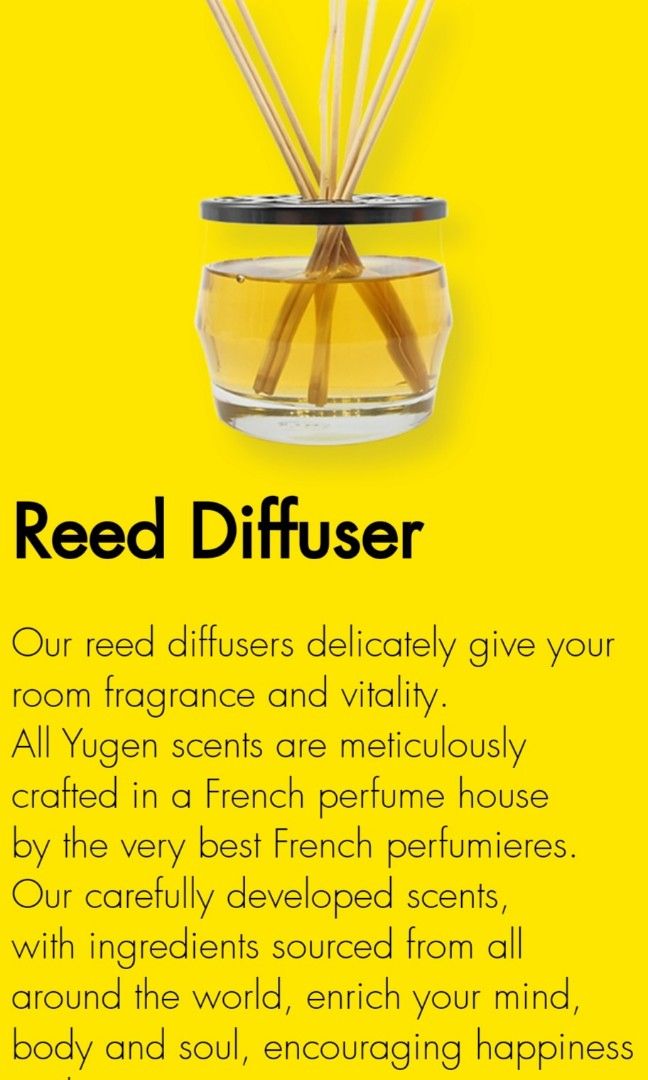 Yugen Reed Diffuser, Furniture & Home Living, Home Fragrance on Carousell