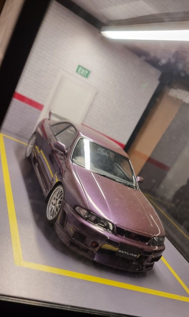 1/18 Ignition Model Nissan Skyline GT-R (BCNR33) Midnight Purple IG2779, Hobbies & Toys ...