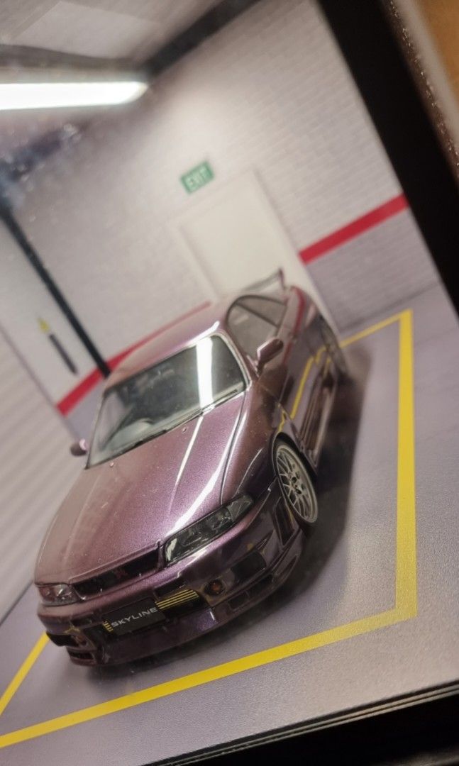 1/18 Ignition Model Nissan Skyline GT-R (BCNR33) Midnight Purple IG2779, Hobbies & Toys ...