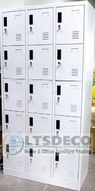 15 DOORS STEEL LOCKER BRAND NEW OFFICE FURNITURE AND PARTITION ...